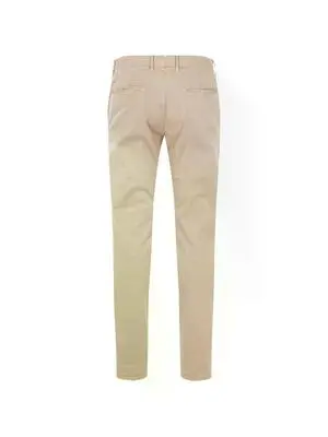 Incotex Slim-fit Cotton Trousers - Neutrals
