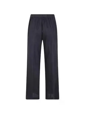 Aspesi Elasticated Wide Leg Trousers - Grey