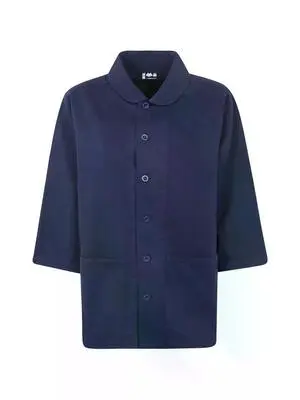 Labo.art Buttoned Collared Jacket - Blue