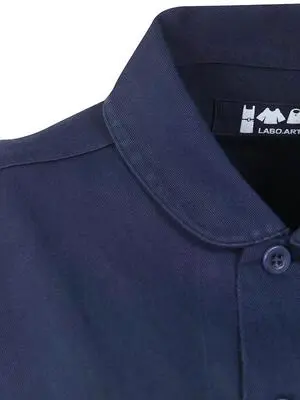 Labo.art Buttoned Collared Jacket - Blue