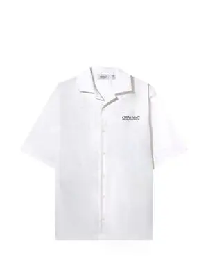 Off-White Circle Off Popl Bowl Cotton Shirt