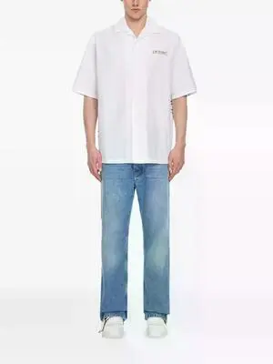 Off-White Circle Off Popl Bowl Cotton Shirt