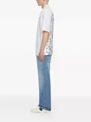 Off-White Circle Off Popl Bowl Cotton Shirt