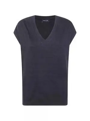 ANNE CLAIRE V-neck T-shirt