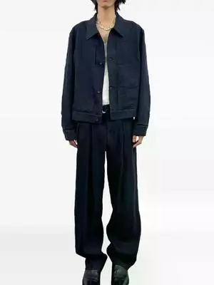 TONYWACK Belted Wide Leg Trousers
