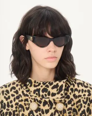Valentino Garavani Cat-eye Frame With Vlogo - Havana/brown
