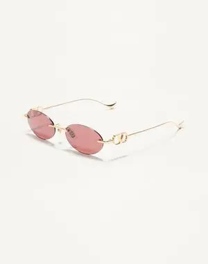 Valentino Garavani Geometric Cat Eye Sunglasses - Gold/brown