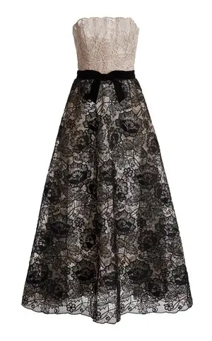 Elie Saab Silk Maxi Dress - Multi
