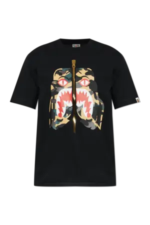A BATHING APE T-shirt With Print - Black