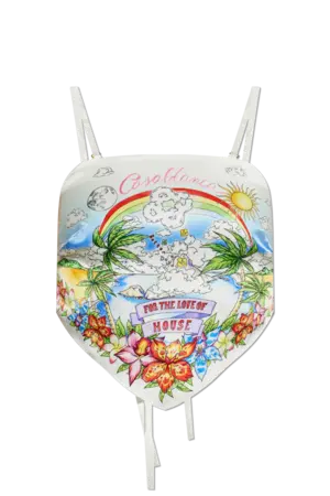 Casablanca Spaghetti Strap Tops