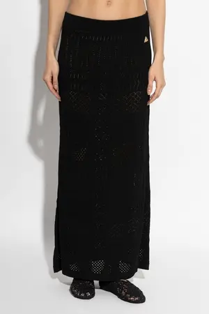 AKEP Maxi Skirt With Logo Appliqu