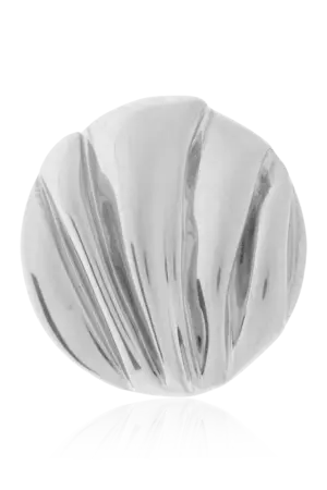 Chloé Pleats Clip-on Earrings - Silver