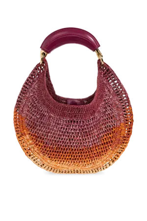 Chloé Hobo Bag Raffia Woven Design - Multicolour