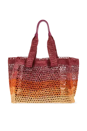 Chloé Summer Raffia Shopper Bag - Multicolour