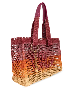 Chloé Summer Raffia Shopper Bag - Multicolour