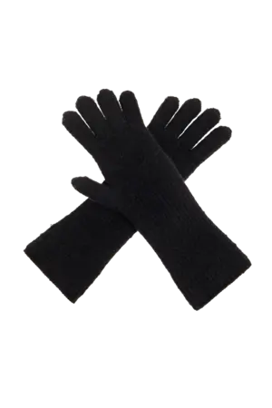 Jacquemus Woolen Gloves - Black