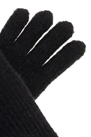 Jacquemus Woolen Gloves - Black