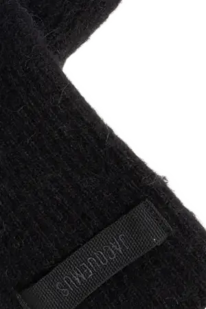 Jacquemus Woolen Gloves - Black