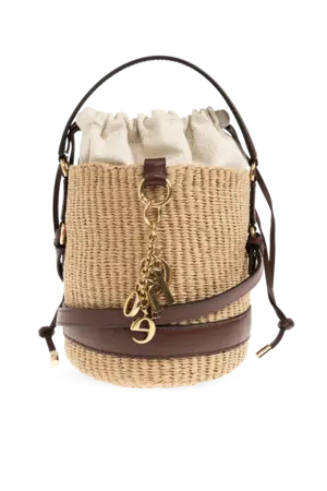Chloé ‘Charms’ Bucket Handbag Beige