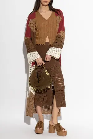 AKEP Lurex Thread Cardigan
