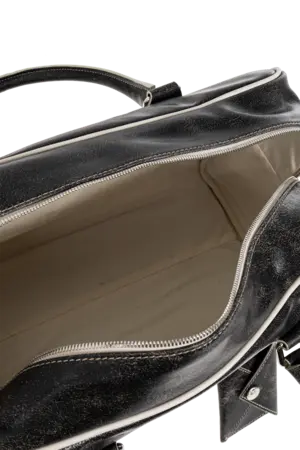 Dsquared2 Calfskin Leather Duffle Bag
