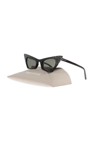 Alexander McQueen Spike Embellished Sunglasses - Black
