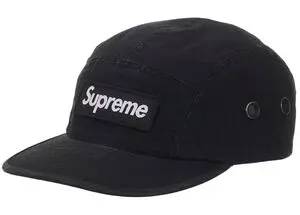 Supreme Military Camp Cap Ss26 - Black