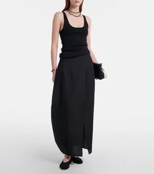 TOTEME Silk-blend Maxi Skirt