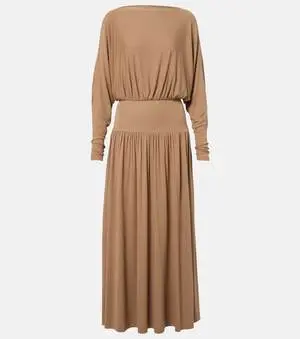 TOTEME Jersey Midi Dress - Beige