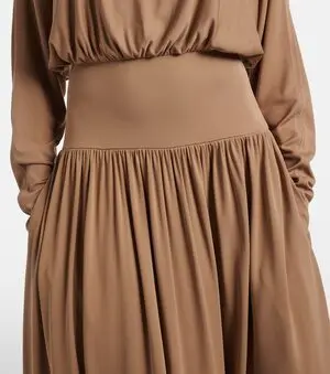 TOTEME Jersey Midi Dress - Beige