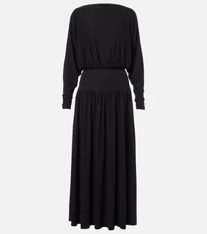 TOTEME Jersey Midi Dress - Black