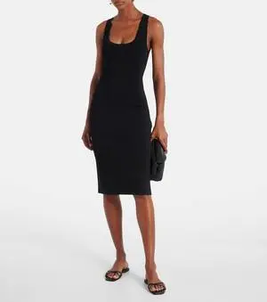 TOTEME Jersey Midi Dress - Black