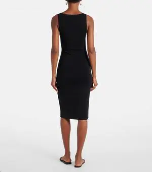 TOTEME Jersey Midi Dress - Black