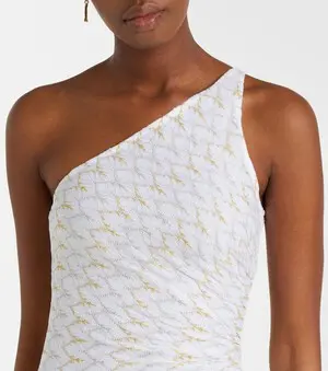 Missoni Lamé One-shoulder Maxi Dress