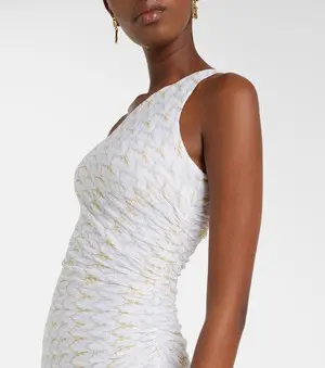 Missoni Lamé One-shoulder Maxi Dress