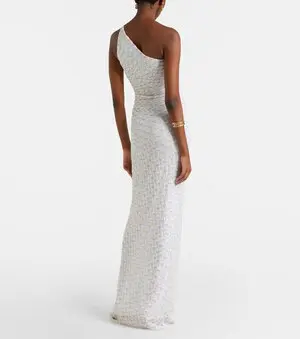 Missoni Lamé One-shoulder Maxi Dress