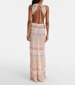 Missoni Open-back Lamé Jumpsuit - Multicoloured