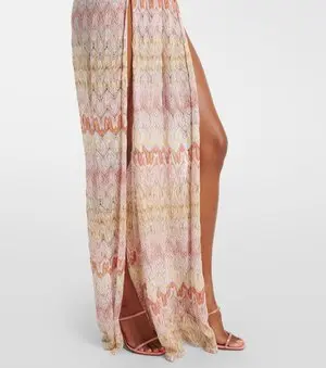 Missoni Open-back Lamé Jumpsuit - Multicoloured