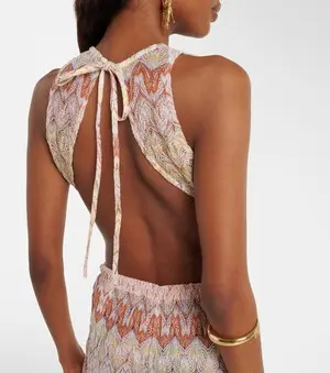 Missoni Open-back Lamé Jumpsuit - Multicoloured