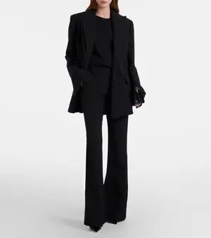 Sportmax Stenuta Layered Blazer - Black