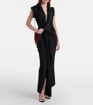 Victoria Beckham Embellished Pointed Toe Stiletto Sandals