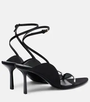 Victoria Beckham Embellished Pointed Toe Stiletto Sandals