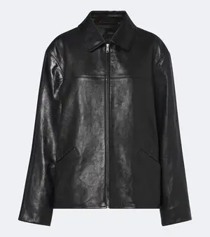 Prada Leather Jacket - Black