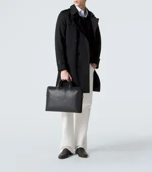 Zegna Leather Briefcase