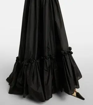 Saint Laurent Ruffled Maxi Skirt