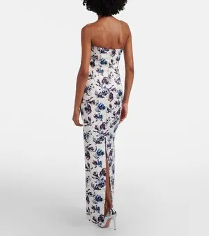 EMILIA WICKSTEAD Laelia Floral Bustier Gown