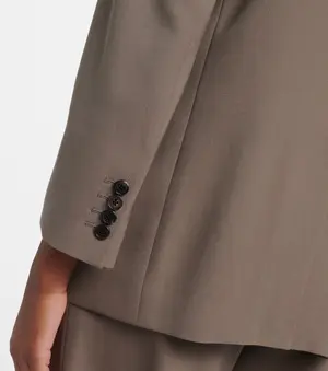 THE ROW Ezri Wool Blazer - Grey