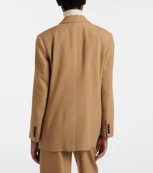THE ROW Ezri Silk Blazer - Beige
