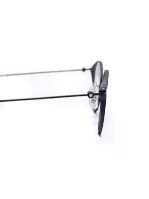 Montblanc Round-frame Glasses - Blue
