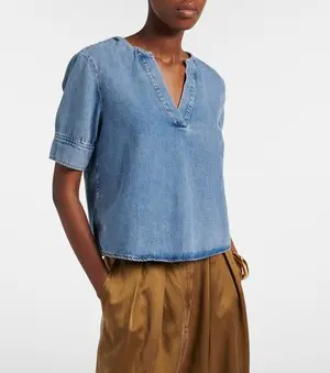 FRAME Denim Top - Blue